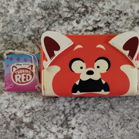 Disney | Accessories | Disney Pixar Turning Red Loungefly Wallet New ...